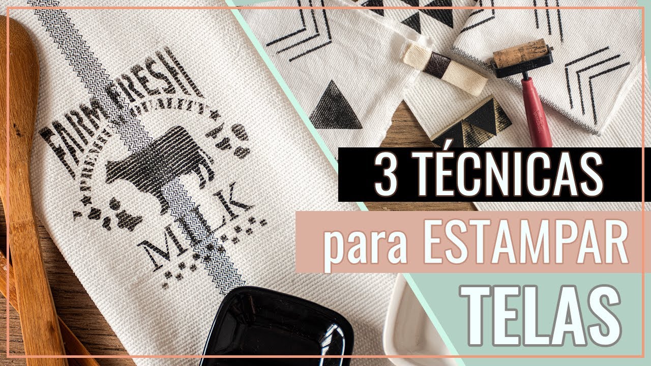 Cómo Estampar Telas a Mano - Mini Manual
